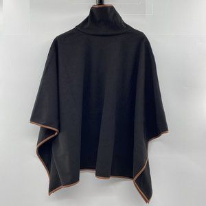 Tuckernuck | Sweaters | Tuckernuck Womens Leather Trim Funnel Neck ...